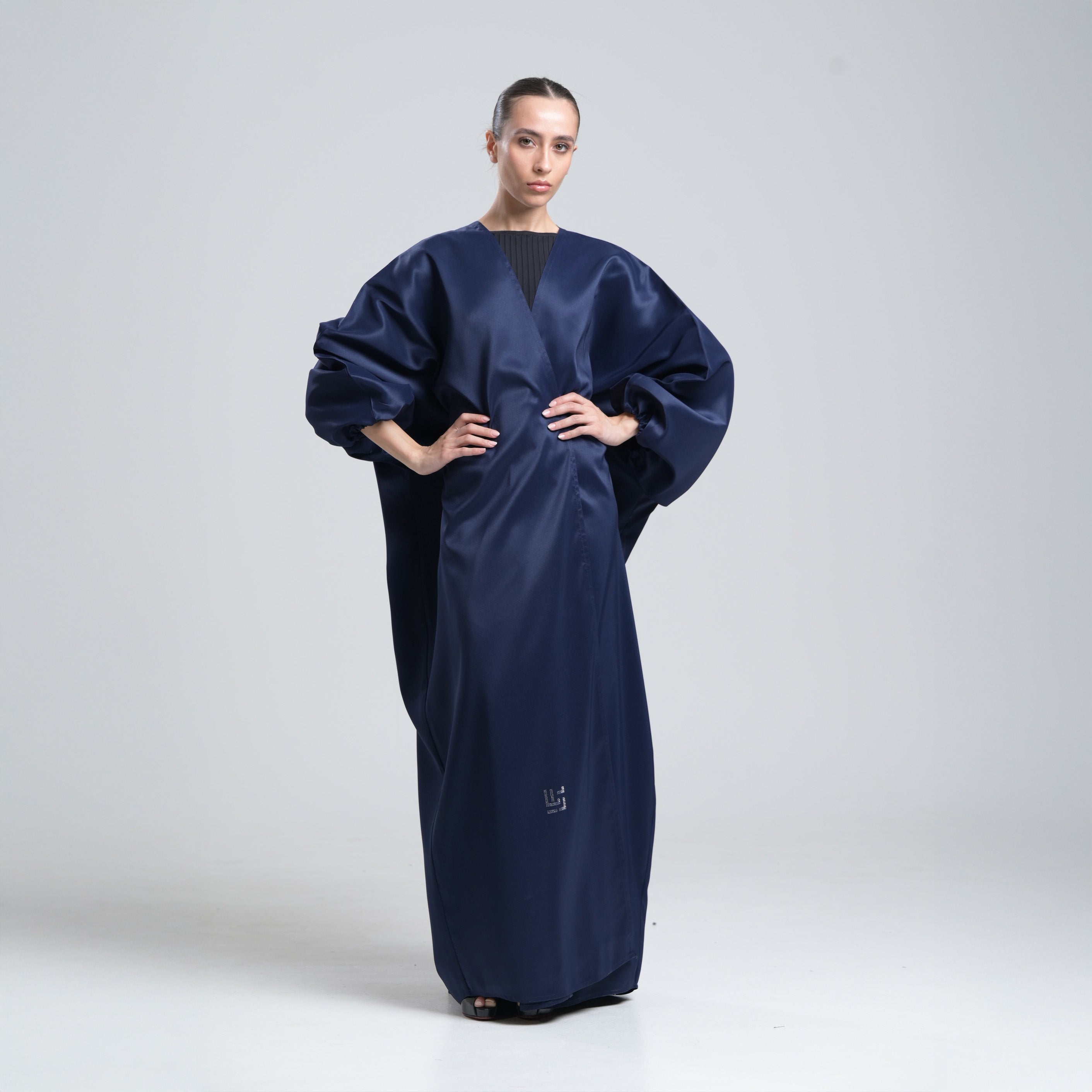 Navy Rodah Abaya | Dariya Designs